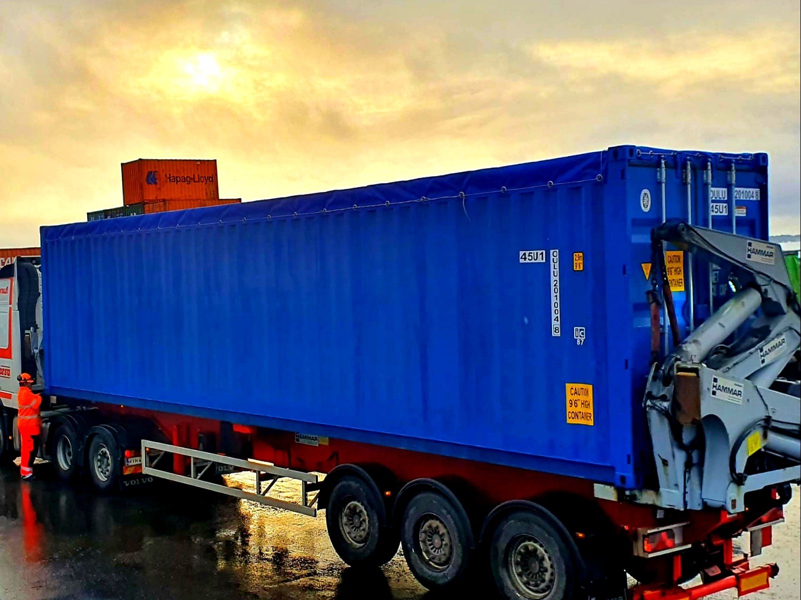 40’HC OT Container with water tank | MC Containers